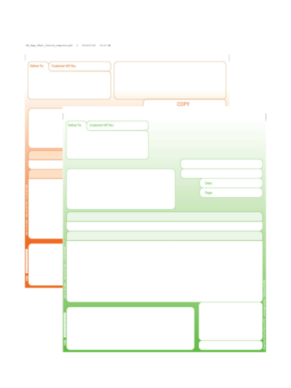 Pastel 2 Part Invoice Paper – Official Sage SA Shop