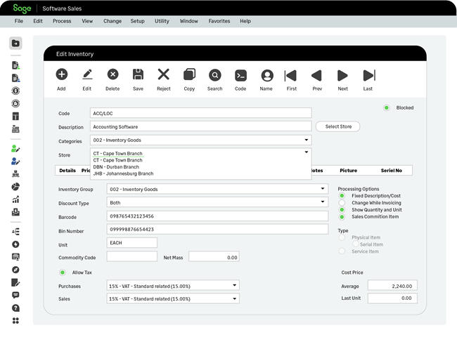Official Sage SA Shop